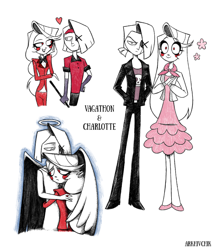 Male Vaggie X Charlie Doodles By Arkhivchik On Deviantart
