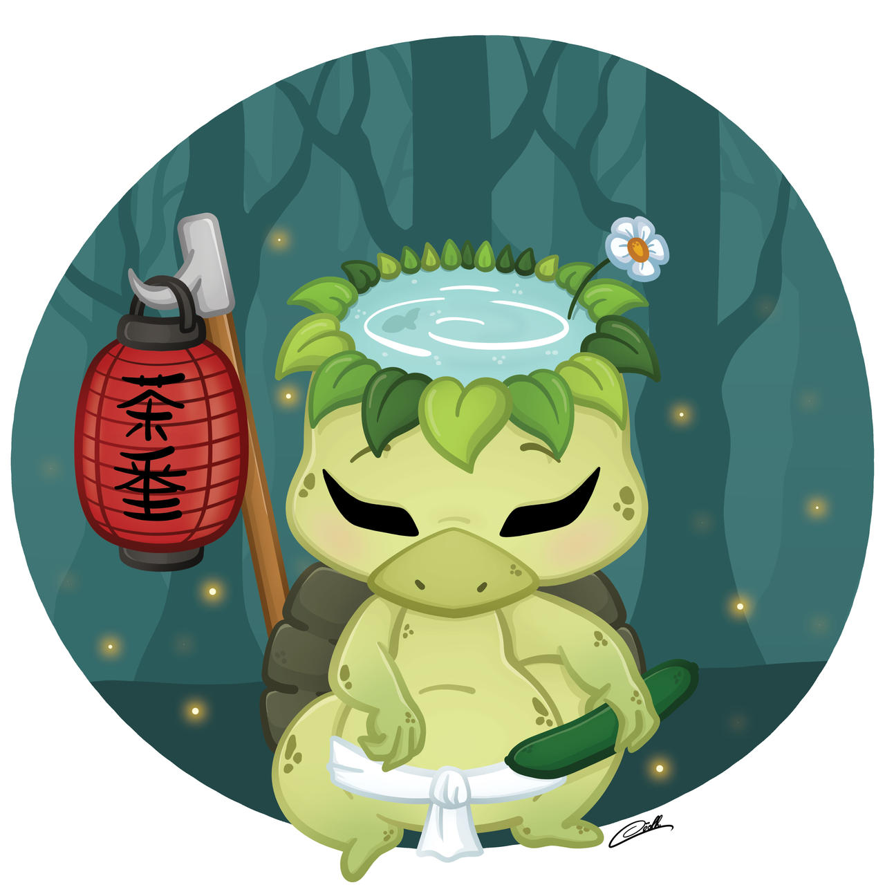 Yokai Kappa By Myceolh On Deviantart