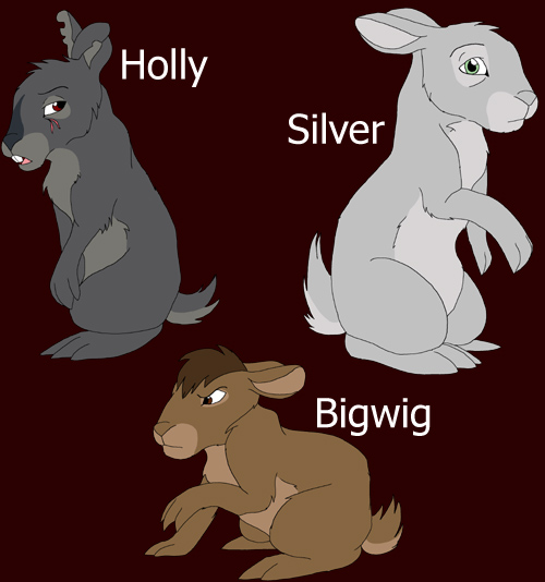 Holly, Silver, and Bigwig by theunknownsoul on DeviantArt