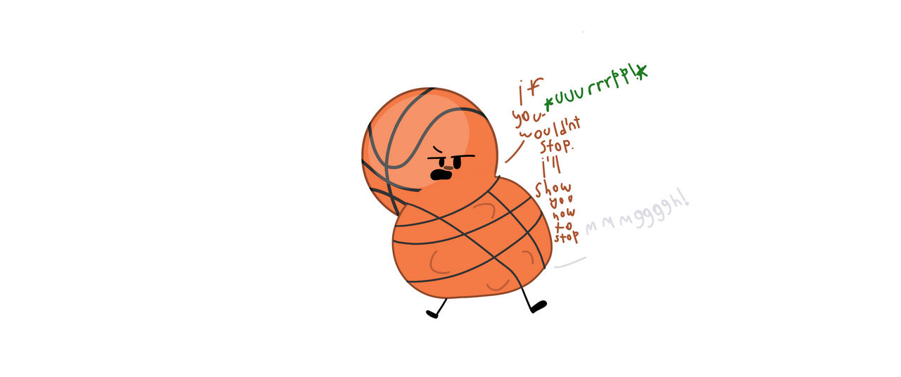 Basketball Ate Snowball By Sunamine29 On Deviantart