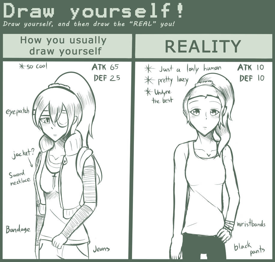 Draw yourself meme by FukurouZ on DeviantArt Draw yourself meme by FukurouZ on DeviantArt