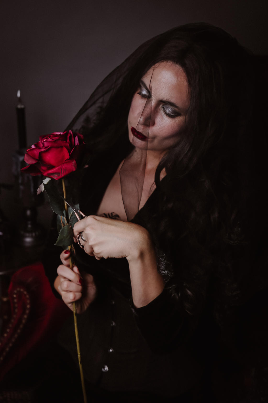 Morticia Addams Rose By Dollyprincess On Deviantart