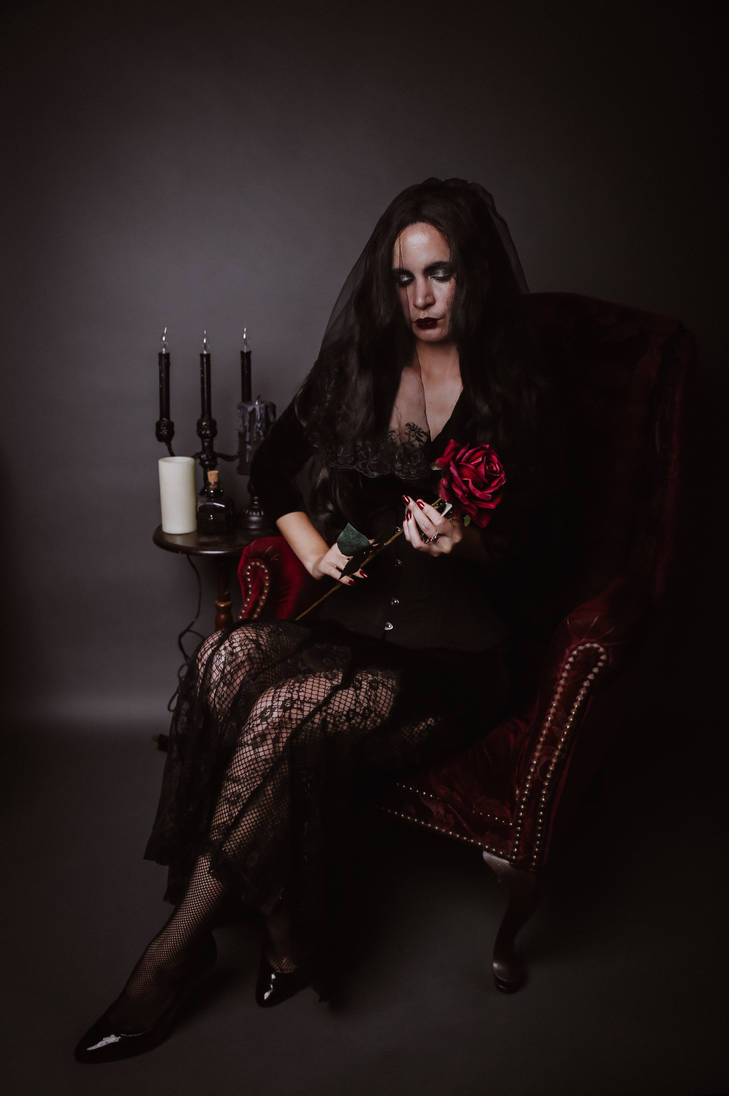 Morticia Addams Rose V By Dollyprincess On Deviantart