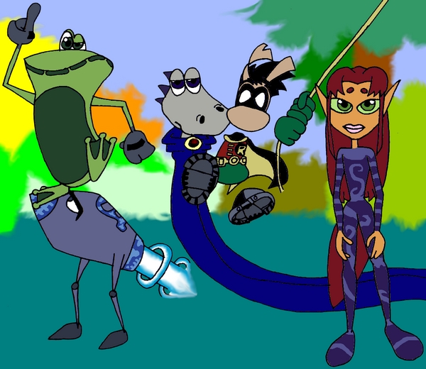 Teen Titans as Rayman 2 by Numbuh00 on DeviantArt