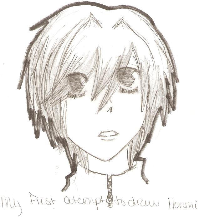 My first atempt to draw Haruhi by 9TailedUKE on DeviantArt My first atempt to draw Haruhi by 9TailedUKE on DeviantArt
