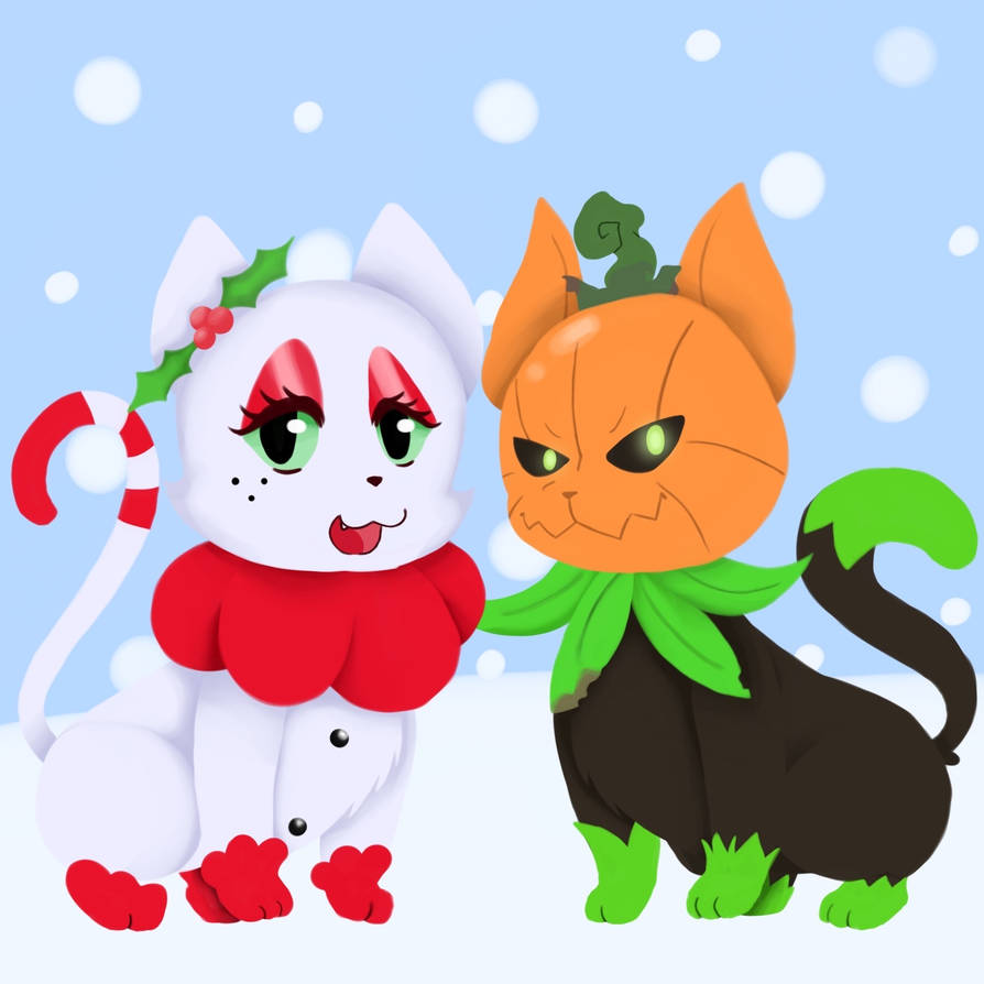 Junipurr And Pumpkat By Chihuahuaenjoyer69 On Deviantart