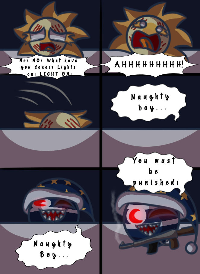 Sun Transforming Into Moon Comic By Weedpie337 On Deviantart