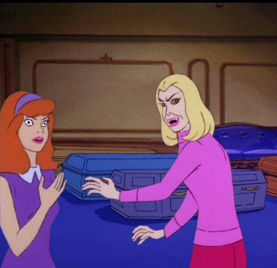 Vampire Lisa Vanaugh And Hypnotized Daphne Blake By Nemesis47 On Deviantart