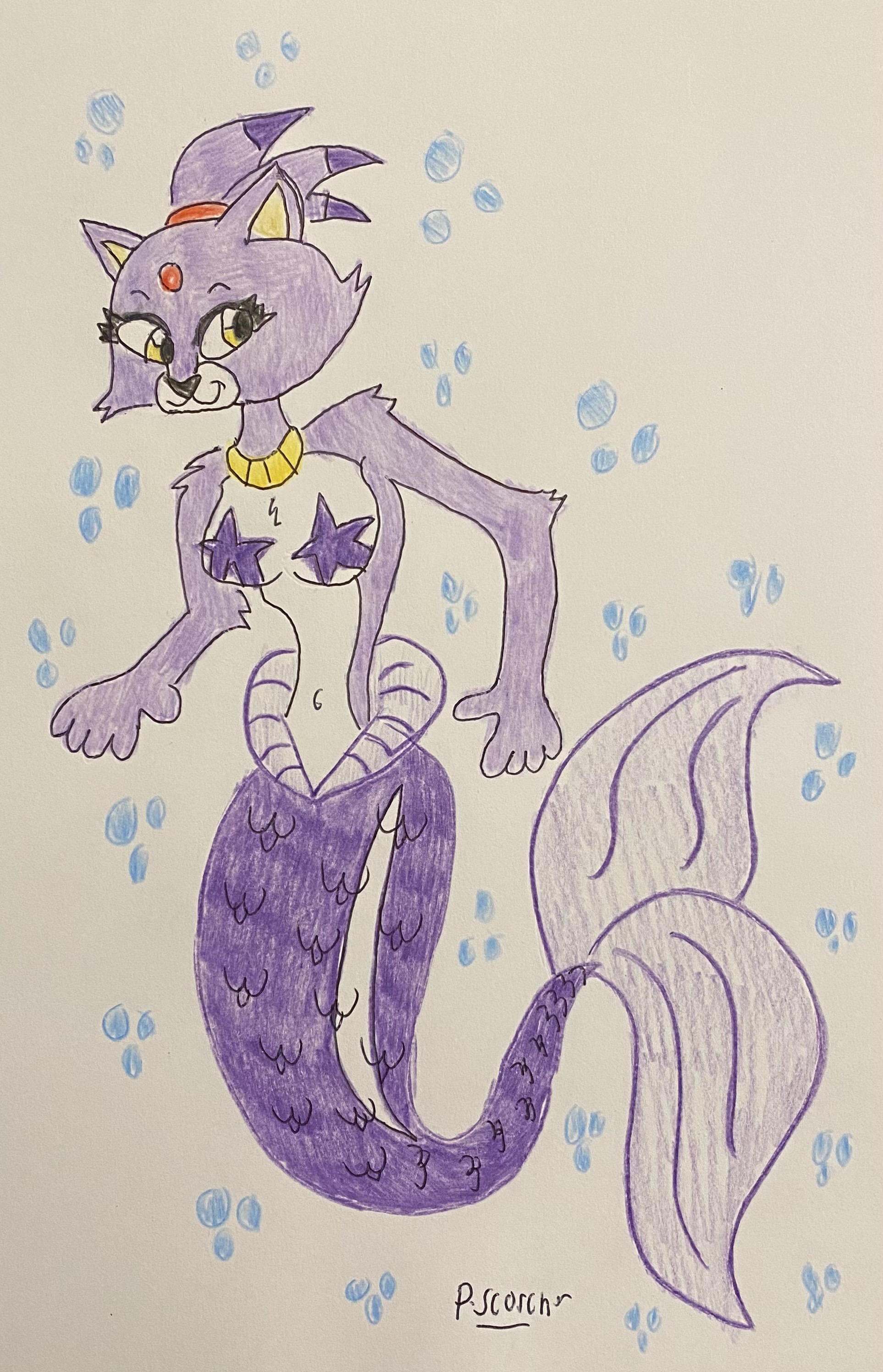 Mermaid Blaze Cat By Pirate Scorcher On Deviantart