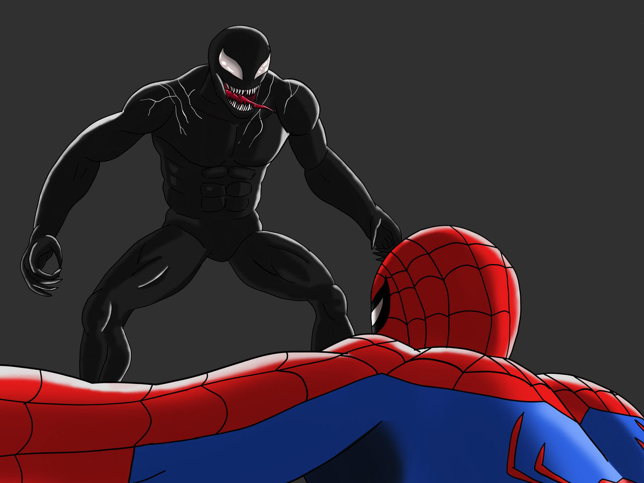Mcu Spider-man Vs Sonys Venom by Extroart on DeviantArt Mcu Spider-man Vs Sonys Venom by Extroart on DeviantArt