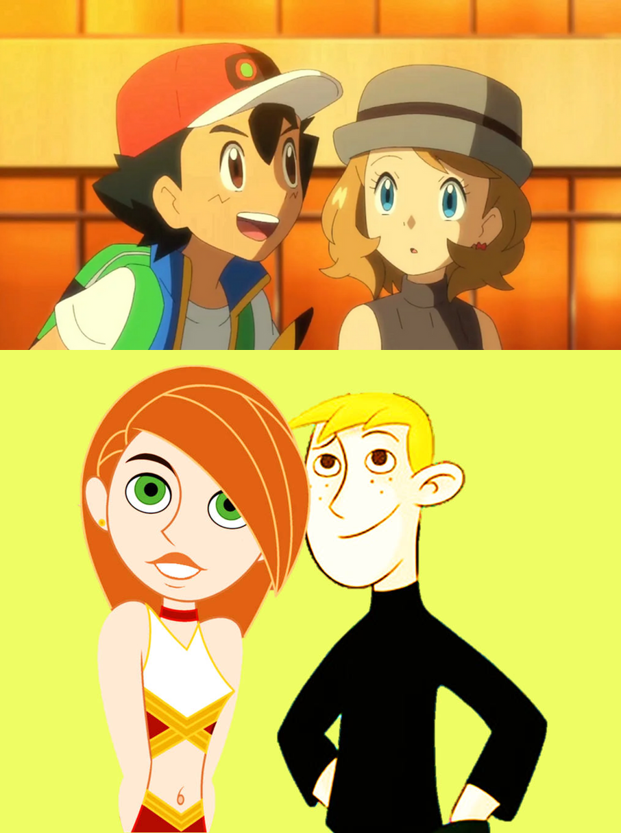 Kim And Ron Ship Ash X Serena By Edwinvazquez23 On Deviantart