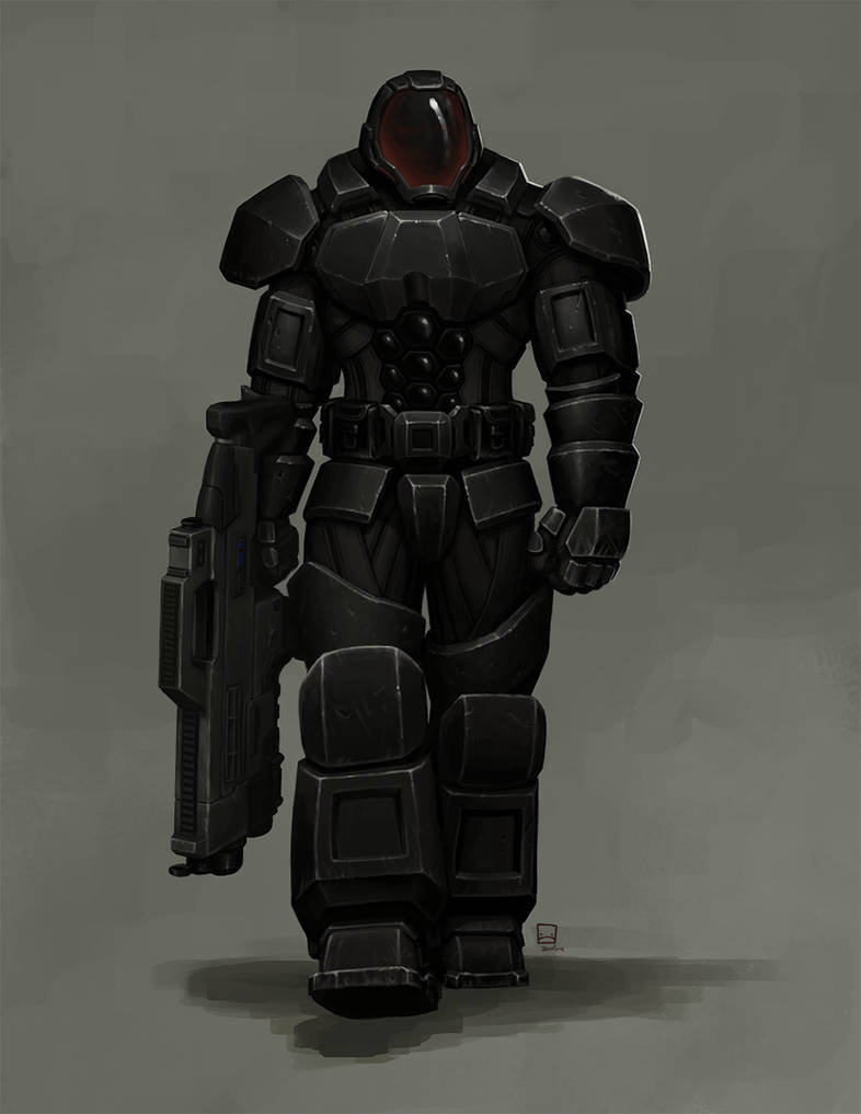 Commission Marine By Zerahoc On Deviantart