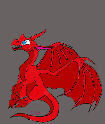 -Scarlet Dragon- by Canine-Wild on DeviantArt