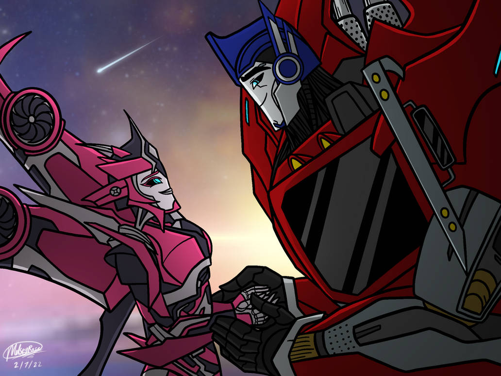 Month Of Love Elita One X Optimus Prime By Melspyrose1998 On Deviantart