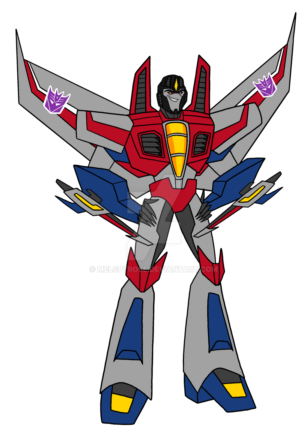 Mtmte Starscream By Melspyrose On Deviantart