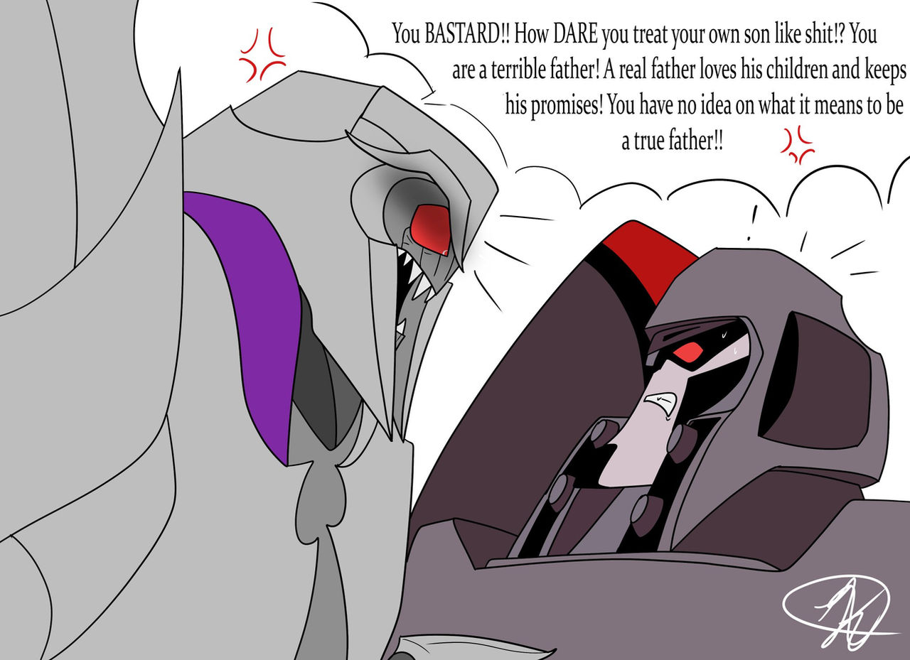 Tfp Megatron Yells At Tfa Megatron By Melspyrose On Deviantart
