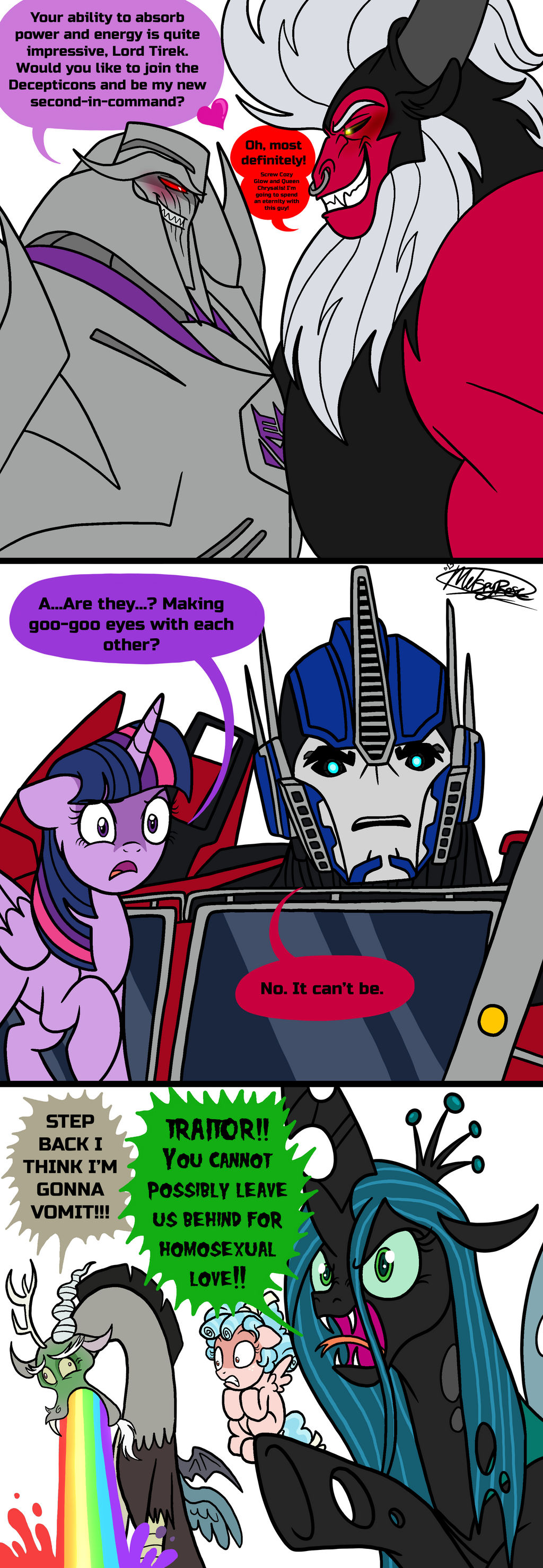 Lord Megatron Meets Lord Tirek By MelSpyRose On DeviantArt lord-megatron-meets-lord-tirek-by-melspyrose-on-deviantart