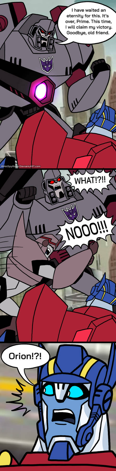 Tfa Megatron Reunites With His Son Part 1 By Melspyrose On Deviantart