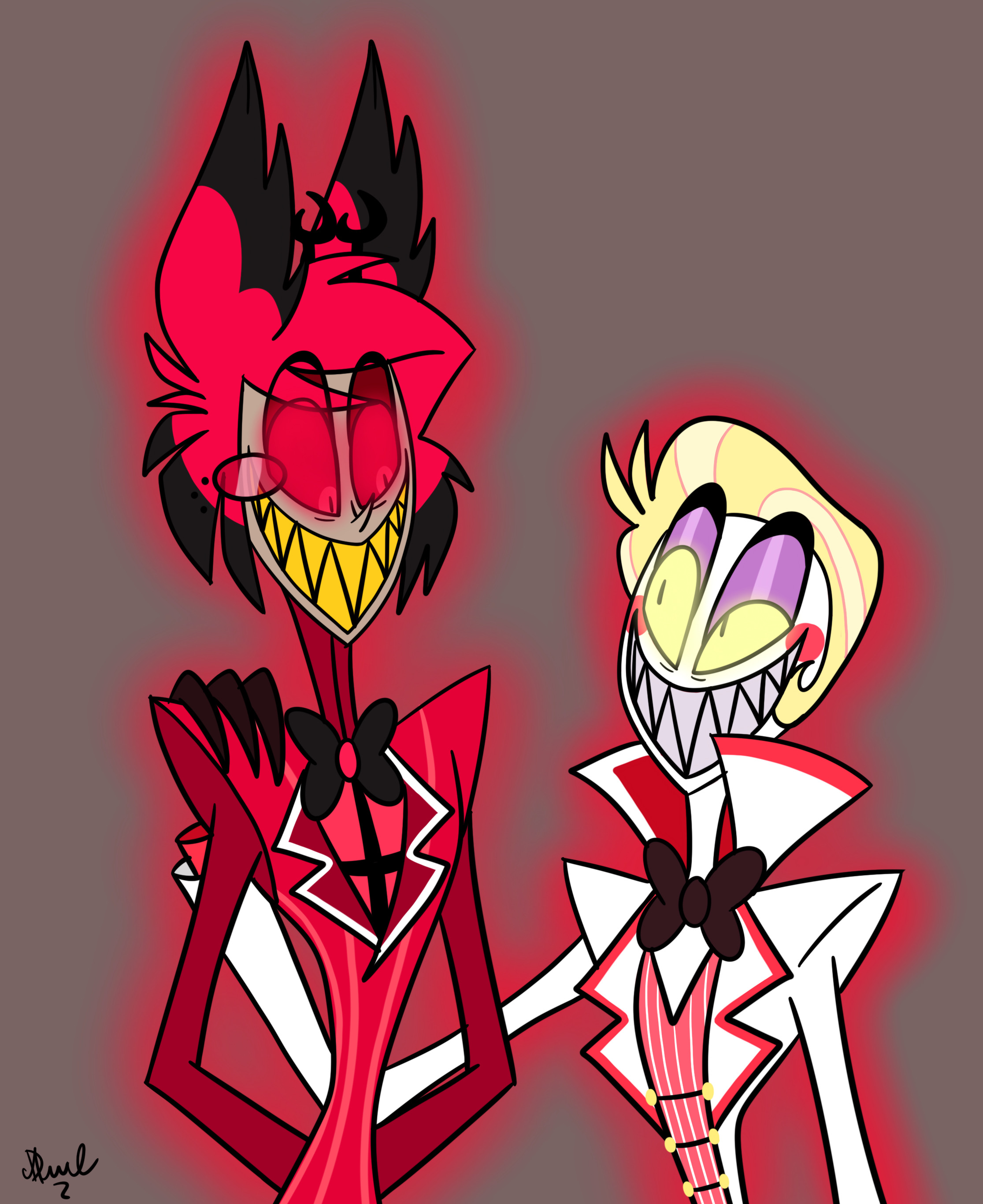 Alastor And Lucifer By Fanartist2020 On Deviantart
