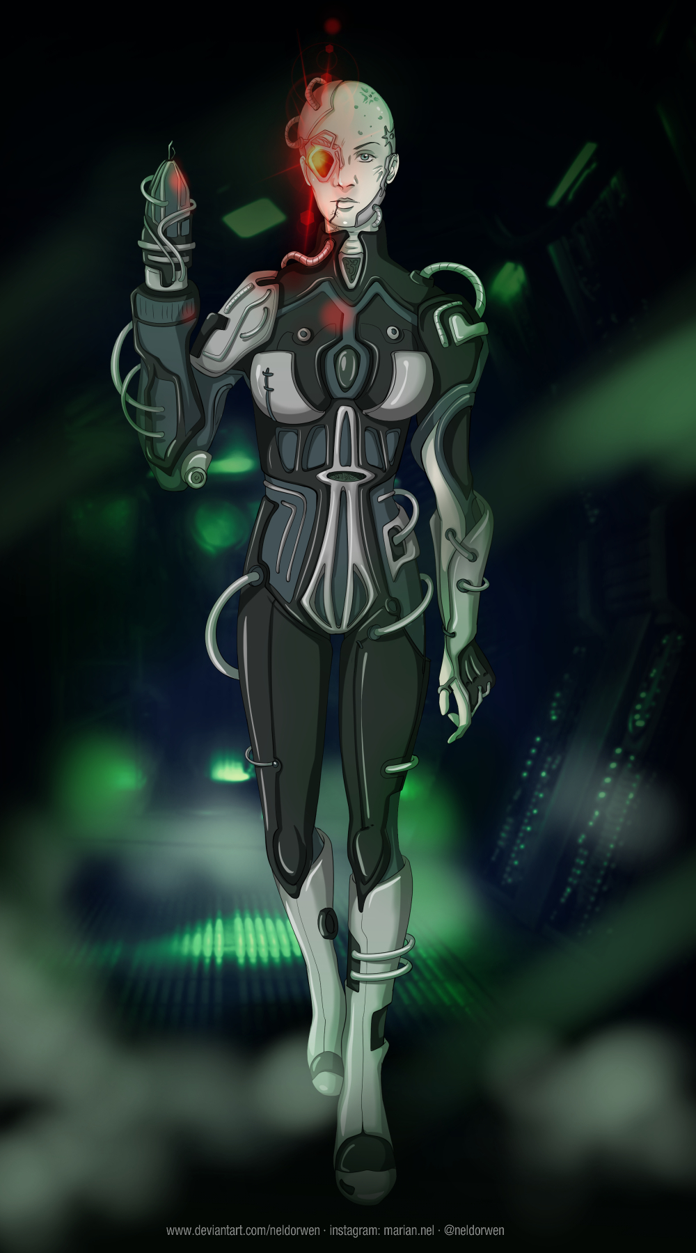 Commission Beverly Full Borg Assimilation By Neldorwen On Deviantart