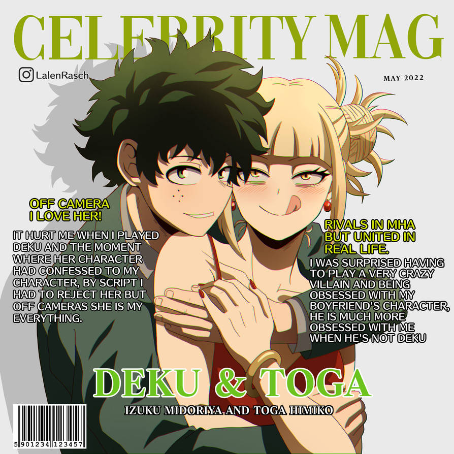 Deku X Toga By Lalen Rasch By Lalenrasch On Deviantart