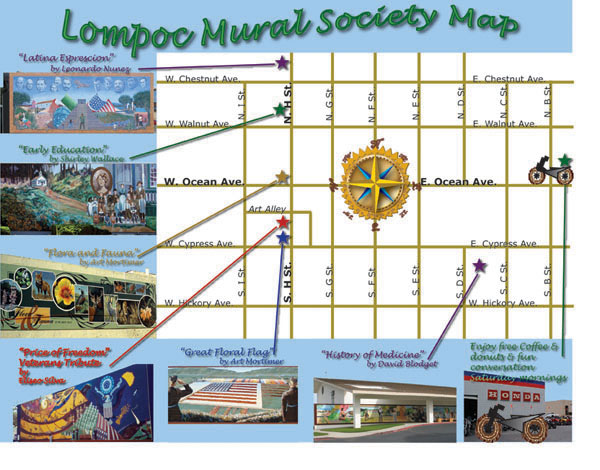 Lompoc Murals Map by Melindryad on DeviantArt