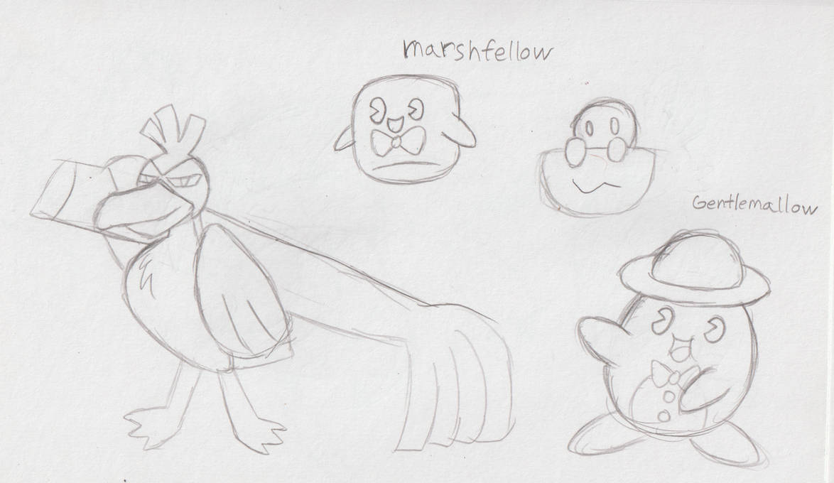 Fakemon Marshmallow By Qtcomics On Deviantart