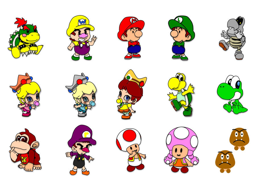 Baby Mario and Friends by 13WildRose on DeviantArt Baby Mario and Friends by 13WildRose on DeviantArt