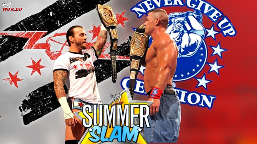 Cm Punk Vs John Cena By Thewallpaperdesigner On Deviantart