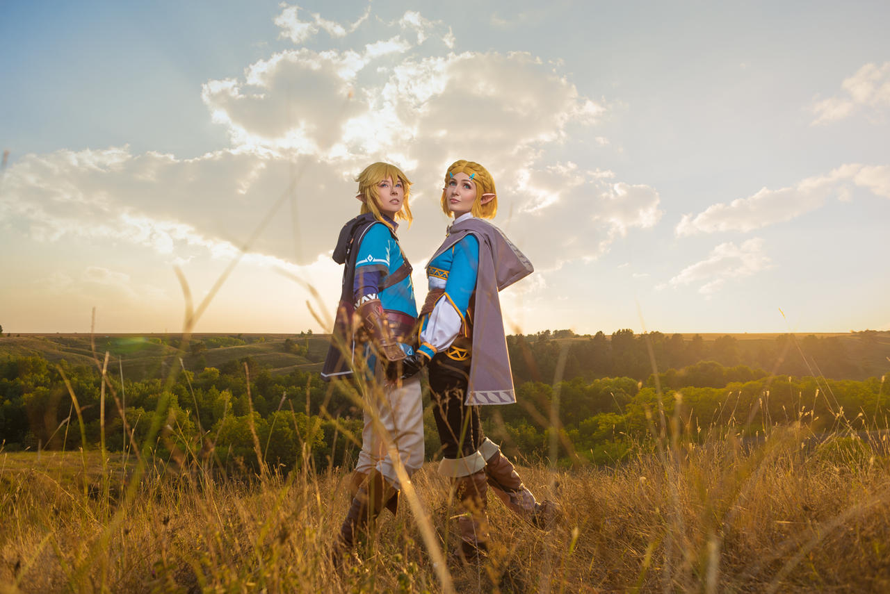 Link And Zelda Cosplay Totk By Bellatrixaiden On Deviantart