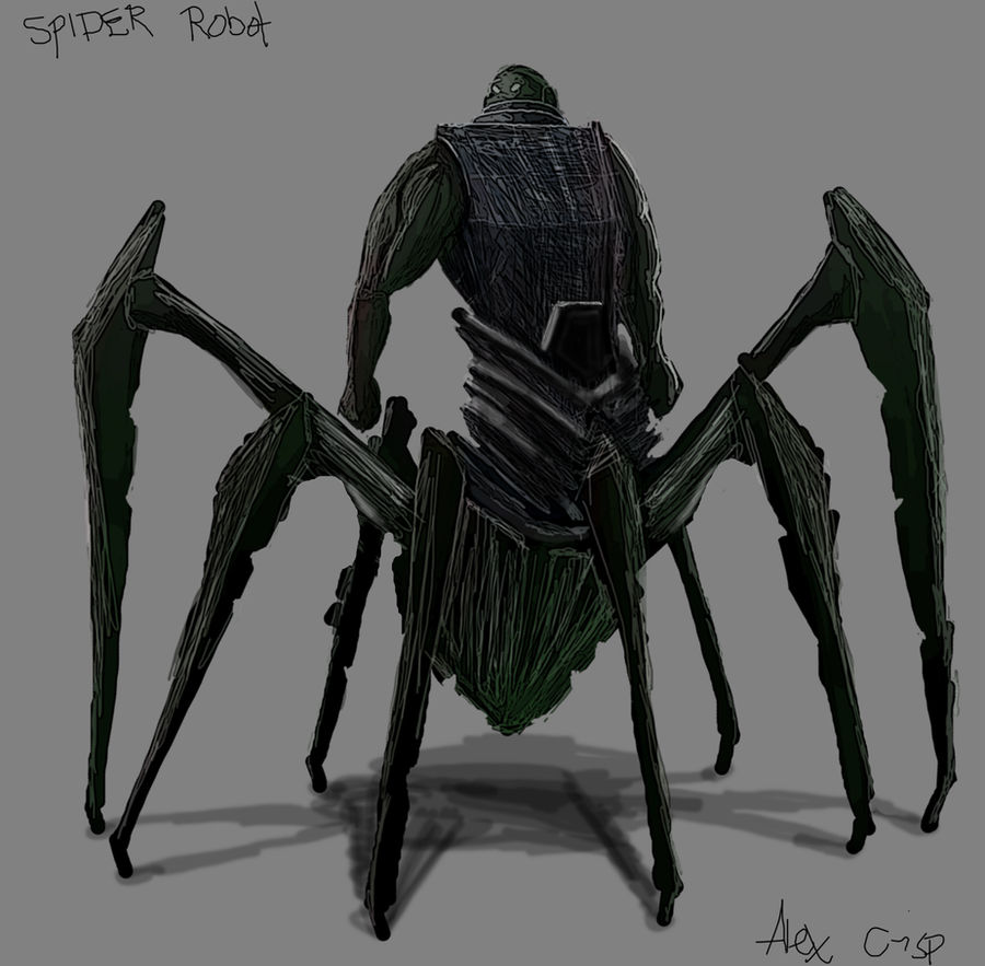 Spider Robot By Alexcrisp On Deviantart