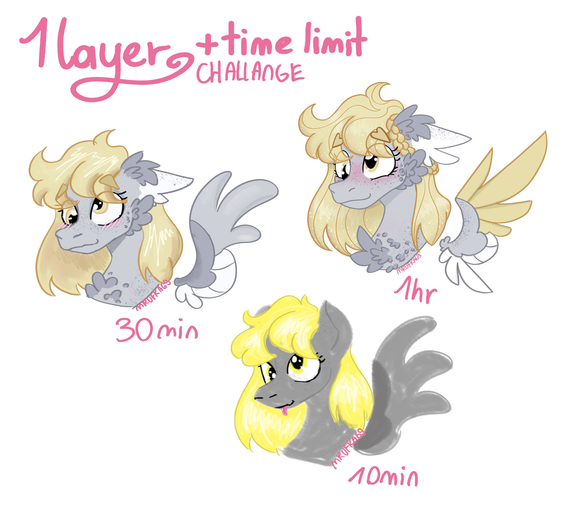 A Lil Challange With Derpy By Mrufka69 On Deviantart