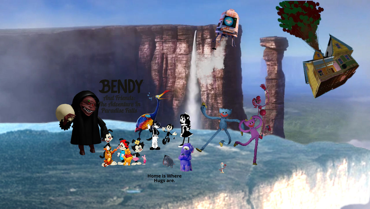 Bendy And Friends The Adventure In Paradise Falls By Kyngdavis On Deviantart