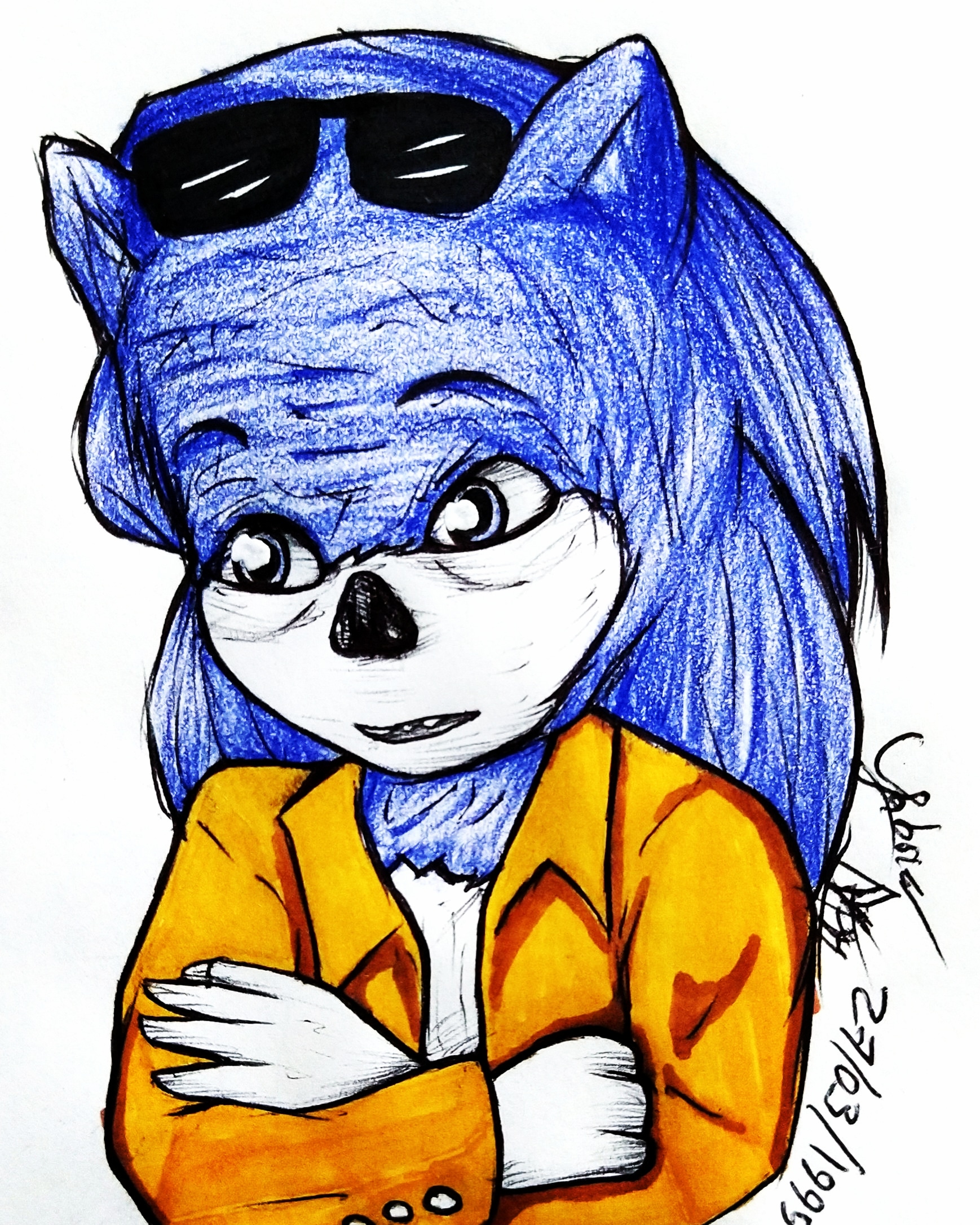 Sonic Feo Ugly Sonic By Saya2021 On Deviantart