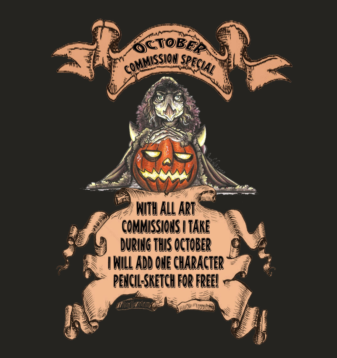 October commission promo (Happy Halloween month!) by SkekLa on DeviantArt October commission promo (Happy Halloween month!) by SkekLa on DeviantArt