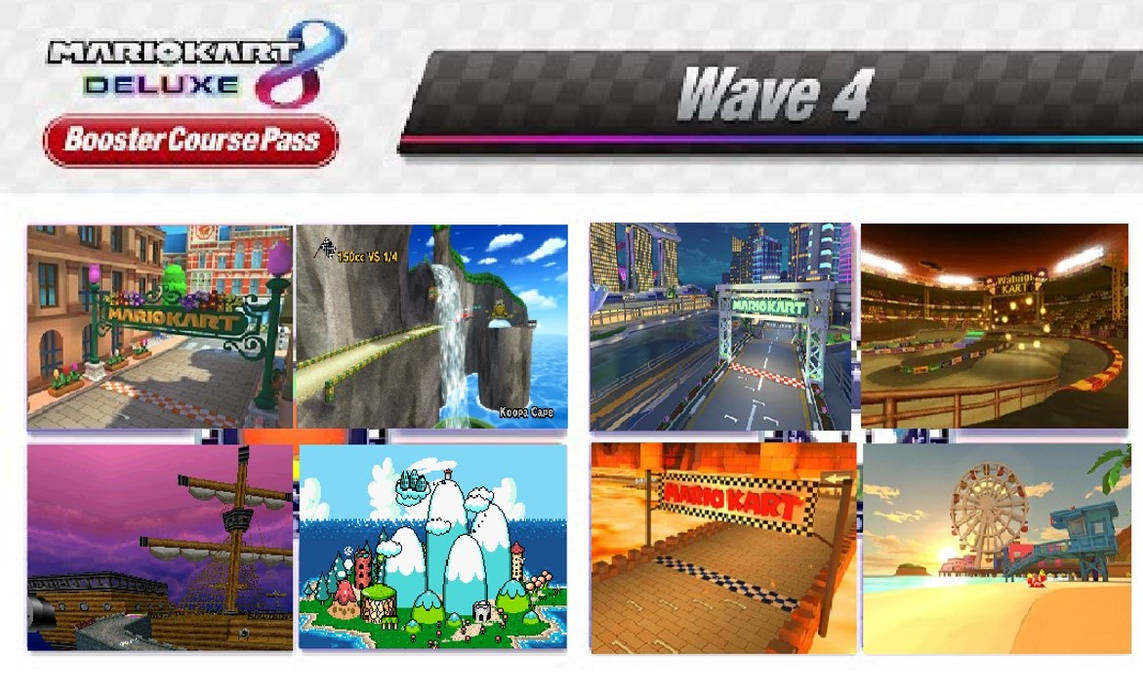 Mario Kart 8 Deluxe Booster Course Pass Wave 4 By Ewanlow2007 On