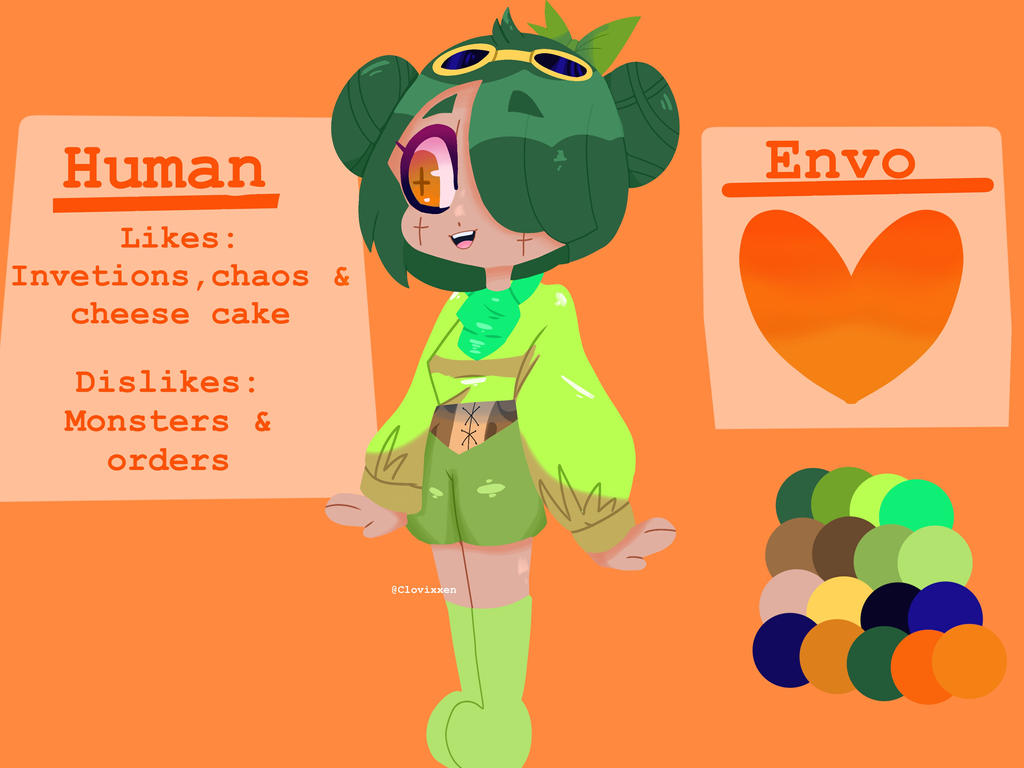 Envo Ref Sheet By Boxythecat On Deviantart