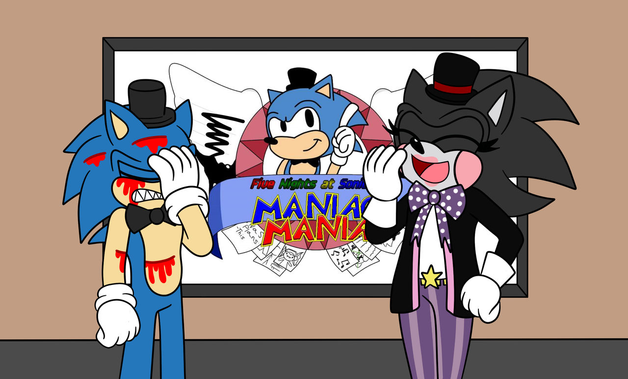 Withered Sonic And Lefty Sonic Fnas Maniac Mania By Ghostlyguy99 On Deviantart