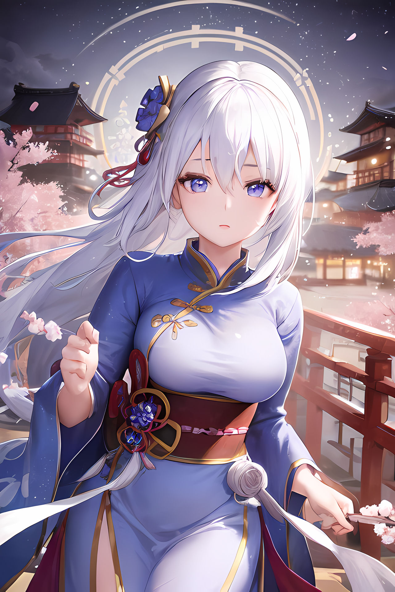 Chinese Style Dress Blue By Darkpikachuu On Deviantart