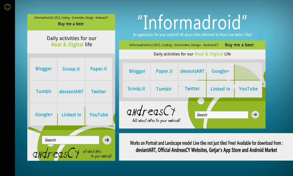 Informadroid Android App Coming Soon by andreascy on DeviantArt Informadroid Android App Coming Soon by andreascy on DeviantArt