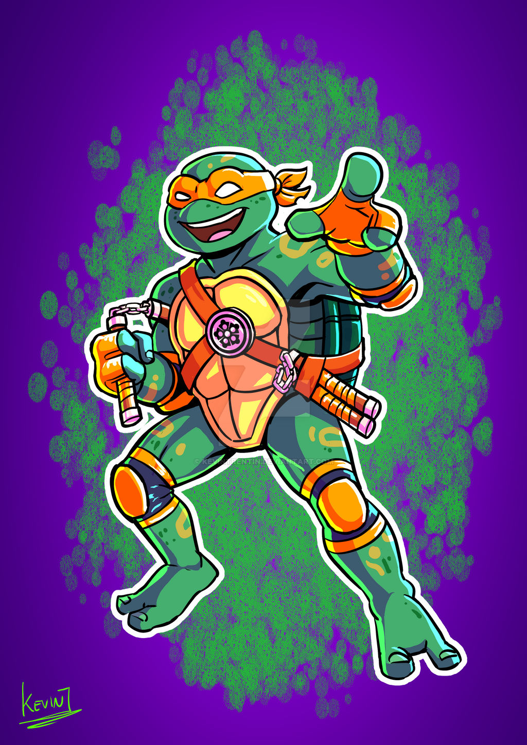Tmnt Redesign Mikey By Kevintrentin On Deviantart