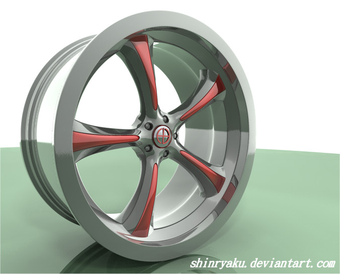 My first rims - new render by ShinRyaku on DeviantArt
