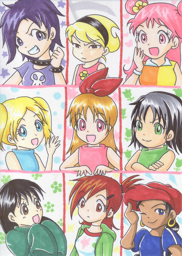 Cartoon Girls by Yang-Mei on DeviantArt