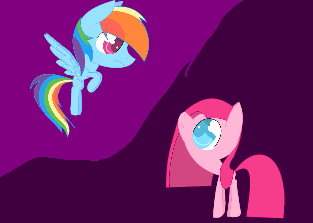 Pinkamena Meets Rainbow Dash By Inkdrop10 On Deviantart