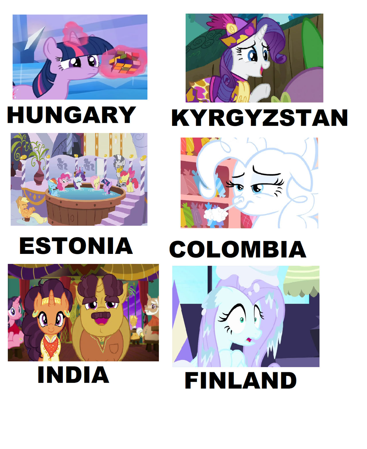 Countries Portrayed by My Little Pony 10 by brandonale on DeviantArt Countries Portrayed by My Little Pony 10 by brandonale on DeviantArt