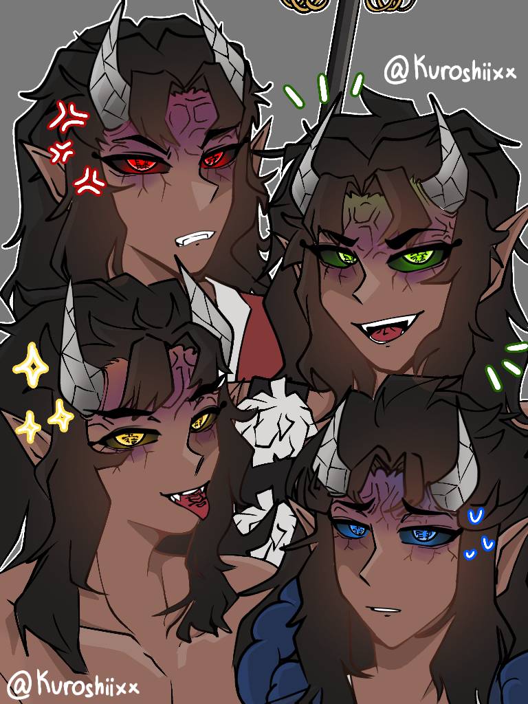 Hantengu Clones By Kuroshiixx On Deviantart