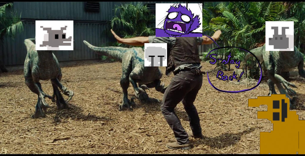 Fnaf Purple Guy Stay Back By Blaziepanda On Deviantart