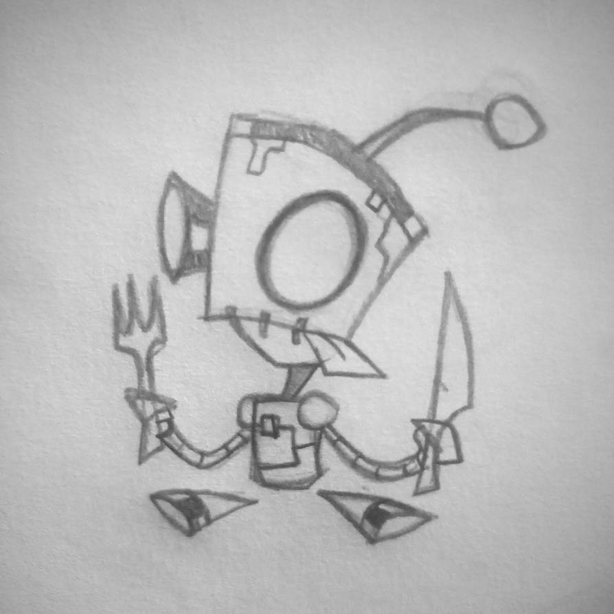 Invader zim: gir by drawtrax on DeviantArt Invader zim: gir by drawtrax on DeviantArt