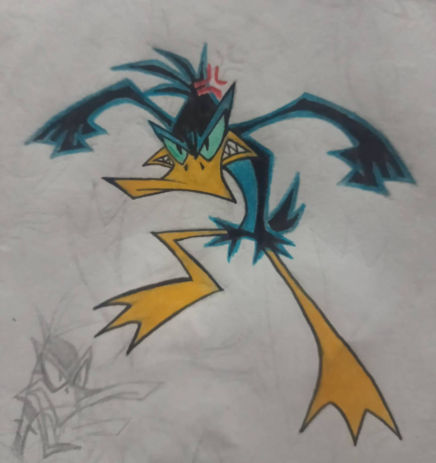 Angry Daffy Duck By Drawtrax On Deviantart