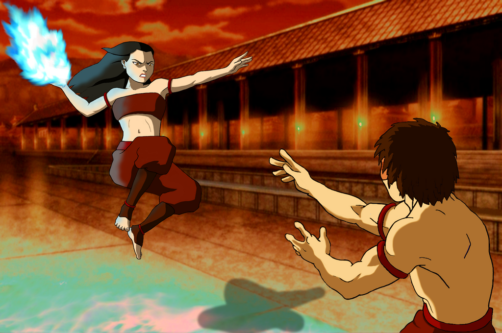 Agni Kai Azula Vs Zuko By Azulera On Deviantart
